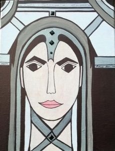 Angel Art Prints – Art Deco Painting – Karen Marie Budge | Surrey ...