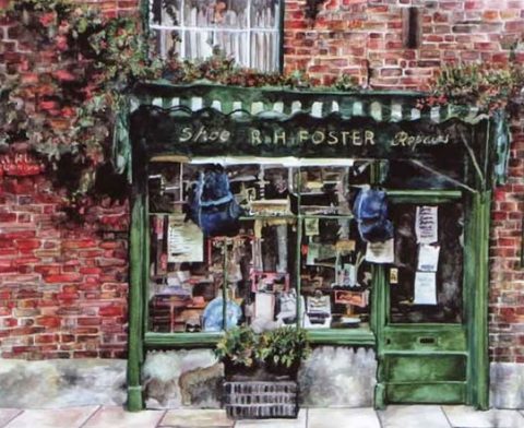 Shop – Cobblers – Susie Lidstone – Surrey Artist – Farnham Art Society ...