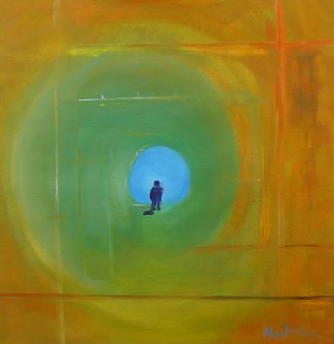 Abstract Art – Escape III – Surrey Artist Alan Brain – Paintings in ...