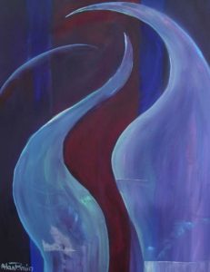Abstract Art – Sue and Kevin – Surrey Artist Alan Brain – Paintings in ...