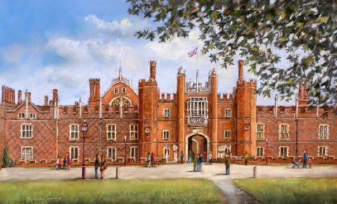 Hampton Court Palace – Malcolm Surridge – Artist – Landscape Painting ...