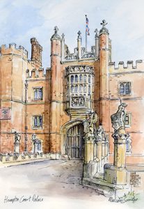 Hampton Court Palace – English Landmark – Malcolm Surridge – Artist ...