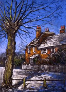 Winter Cottages – Malcolm Surridge – Artist – Landscape Paintings ...