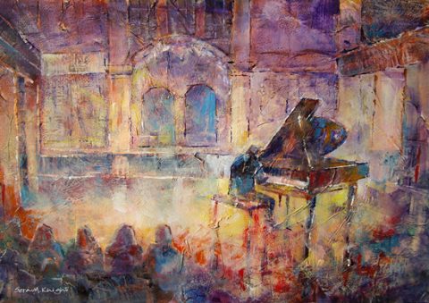 Piano Recital Classical Music Painting Concert Hall | Surrey Artists ...