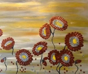Flower Basket – Floral Acrylic Painting – The Arts Society Reigate ...