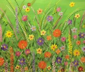 Flower Basket – Floral Acrylic Painting – The Arts Society Reigate ...