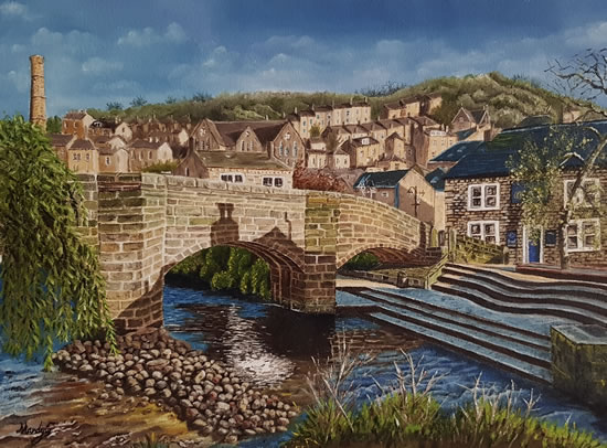 Hebden Bridge West Yorkshire Oil Painting Croydon Art Society Hebden Bridge West Yorkshire Oil Painting Croydon Art Society