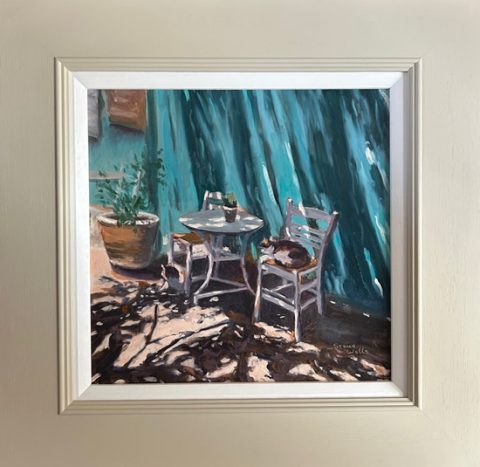 Cat Nap Oil Painting by Surrey Artist Steve Wells | Surrey Artists Art ...